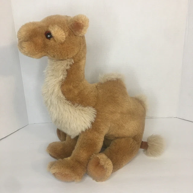 VINTAGE GUND SOFT Bactrian Camel Plush Two Humps 14" Stuffed Animal Toy ...