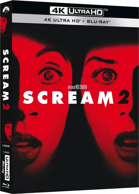 BLU-RAY 4K UHD Nuovo - Scream 2 (4K Ultra Hd+Blu-Ray) 1997 - Paramount EUR 32,47 - PicClick IT