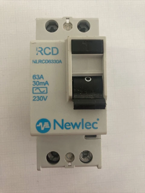 NEWLEC 63A 30MA RCD NLRCD6330A doppelpolig EUR 9,45 - PicClick DE