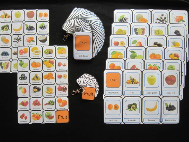 EVERYDAY FRUIT VISUAL Cards Autism/ADHD/PECS/Non verbal/Visual Aid ...