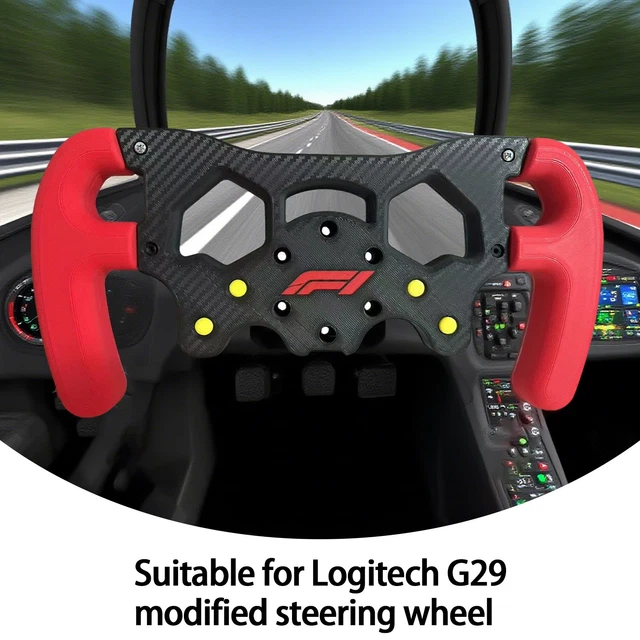 FOR LOGITECH G29/G920/G923 F1 Style Steering Wheel conversion £31.19 ...