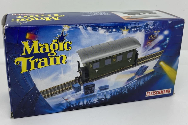 FLEISCHMANN MAGIC TRAIN 2332 Passenger 3rd Class Coach Boxed 0.16.5 ...