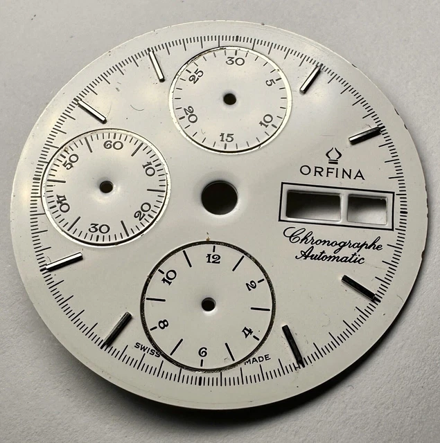ORFINA CHRONOGRAPH - Valjoux 7750 - Watch Dial - 30mm - NOS £47.88 ...