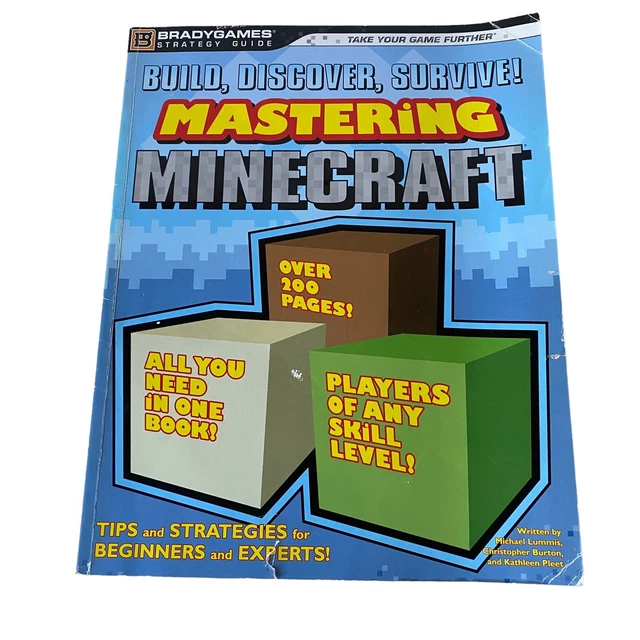 MASTERING MINECRAFT MAGAZINE Build Discover Survive Book Games Strategy ...