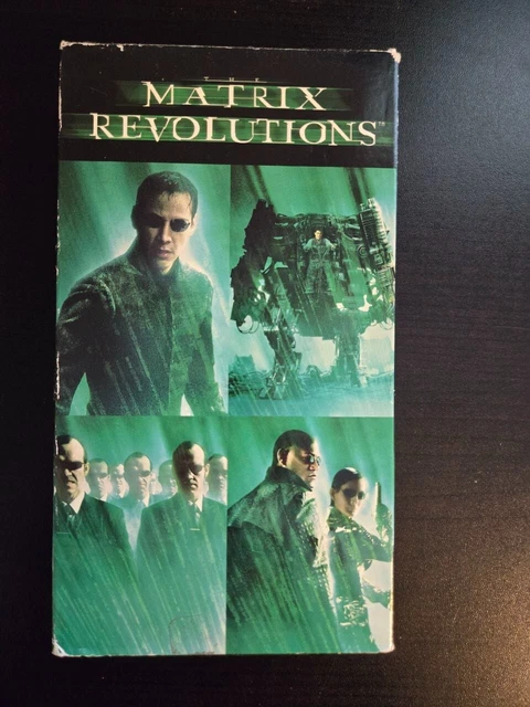 THE MATRIX REVOLUTIONS (VHS, 2004) 2003 Late Release Rare HTF Scifi ...