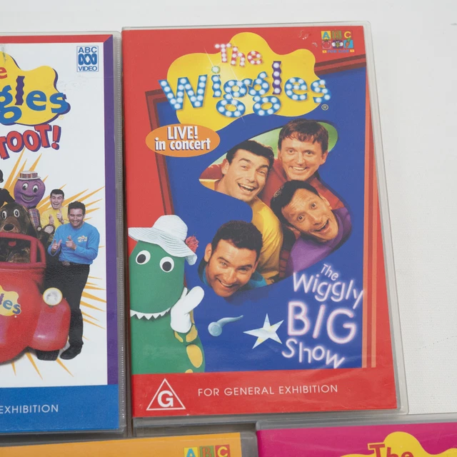 THE WIGGLES VHS Video Tapes Lot x5 PAL Vintage Original Cast - Good ...