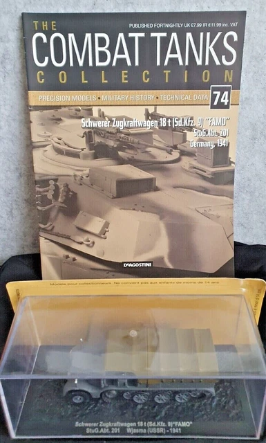 THE COMBAT TANKS Magazine #74 & Diecast Model Schwerer Zugkraftwagen 18 ...