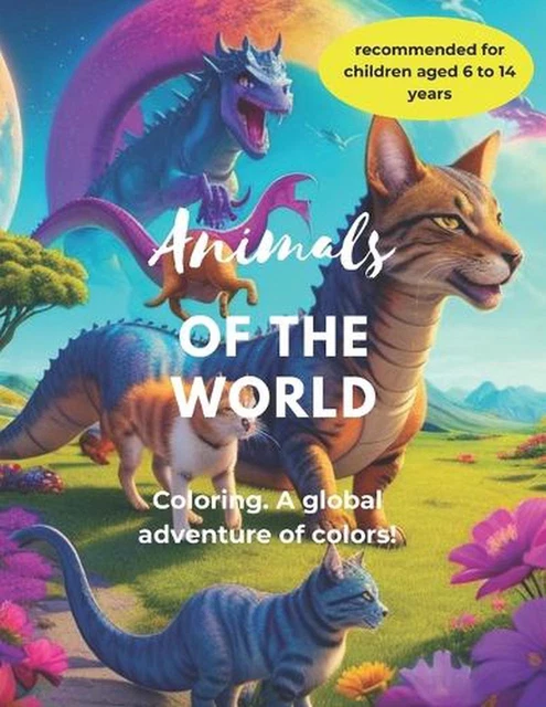 ANIMALS OF THE World: Coloring. A global adventure of colors! by ...