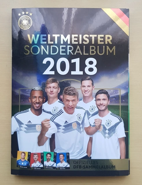REWE DFB SAMMELALBUM WM 2018 - Fussball Weltmeisterschaft - komplett ...