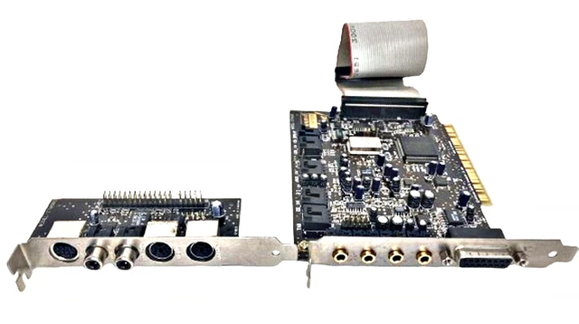 CREATIVE GOLD PLATED Sound Blaster Live! Pci Sound Card + Ct4660 ...