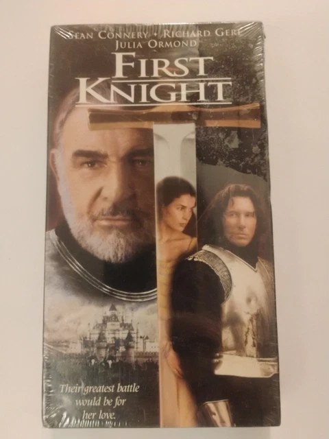 FIRST KNIGHT VHS Sealed Sean Connery Richard Gere Julia Ormond Movie £4 ...