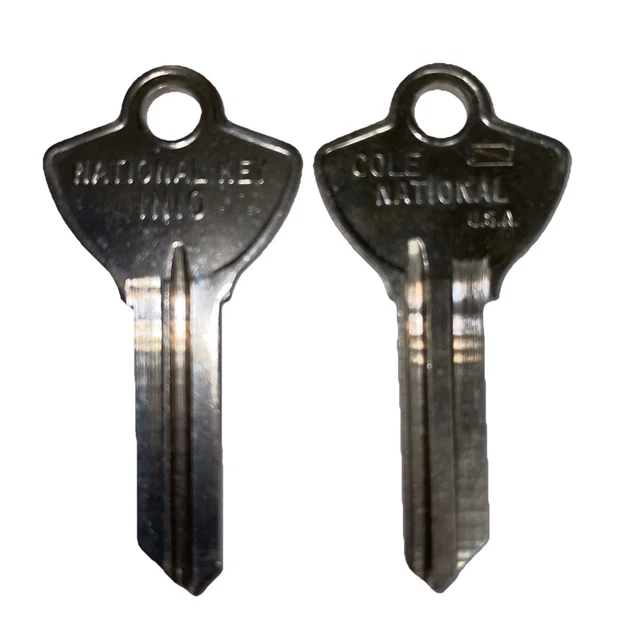 VINTAGE COLE NATIONAL USA IN10 Key Blanks - NOS-12 In Lot $10.00 - PicClick