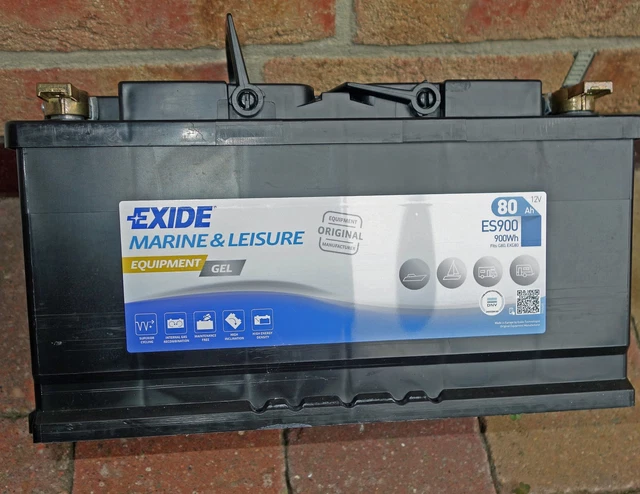 WOMO-VERSORGUNGSBATTERIE EXIDE ES900 Equipment Gel 12V 80Ah 900Wh EUR ...