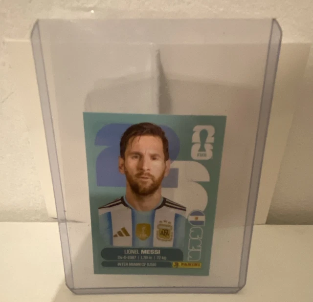 PANINI FIFA WORLD Cup 2026 Lionel Messi Argentina Player Portrait ...