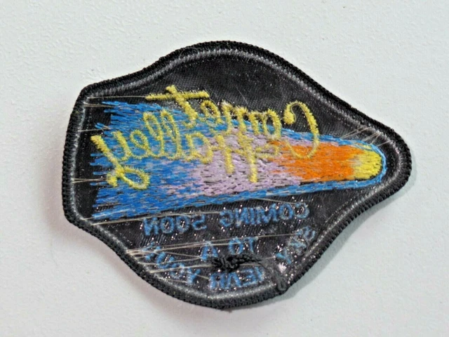 VINTAGE 1986 COMET Halley Coming Soon To A Sky Near You Patch New 7894 ...