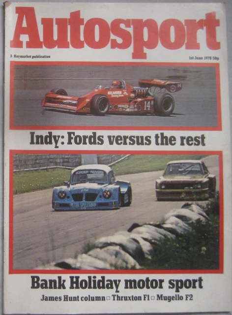 AUTOSPORT MAGAZINE 1 June 1978 £5.99 - PicClick UK