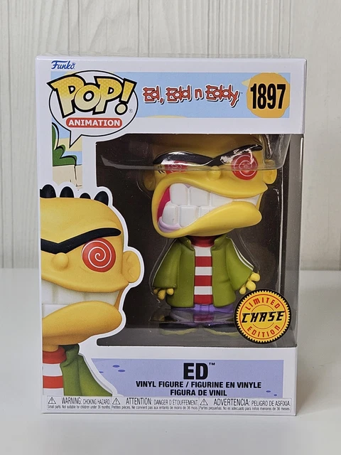 FUNKO POP CARTOON Network Ed Edd n Eddy Chase Figure #1897 Angry Ed $39 ...