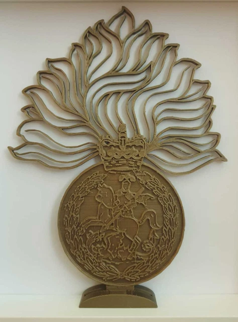 ROYAL REGT OF Fusiliers badge, RRF, Emblem, Ensignia, Veteran present £ ...