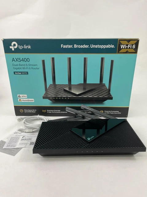 TP-LINK AX5400 WIFI 6 Router (Archer AX73)- Dual Band Gigabit Wireless ...
