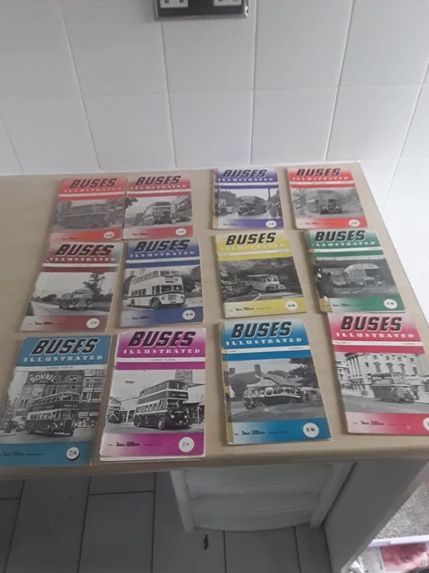 VINTAGE BUSES ILLUSTRATED Volume 1 Numbers 1 To 12 An Ian Allan ...