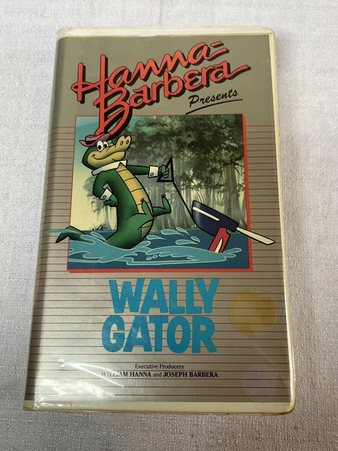 WALLY GATOR VHS Tape 80 Minutes Hanna Barbera Clamshell Animated ...