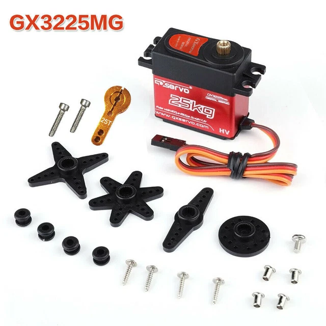 GX3225MG 25KG DIGITAL Servo Lenkgetriebe für 1:8/1:10 RC Car Boat Robot Drone DE EUR 17,69 ...