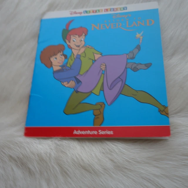 RETURN TO NEVERLAND Book Disney Little Library Book Peter Pan Book ...
