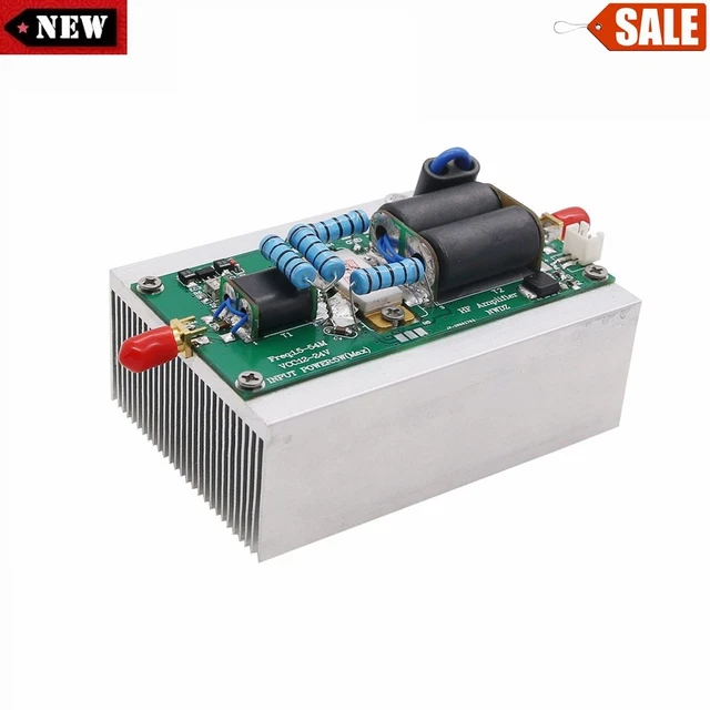 100W SHORTWAVE AMPLIFIER RF Power Amplifier HF RF Amp 2-54MHz for Radio ...