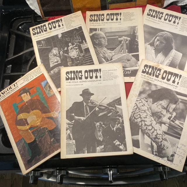 SING OUT! FOLK song magazine, 6 Copies 1970’s £28.89 - PicClick UK