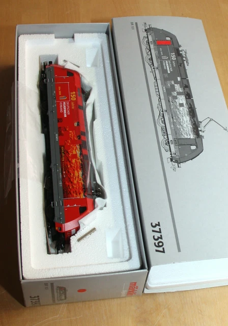 MÄRKLIN H0 37397 E-Lok BR 101 047-9 der DB,"150 J. Feuerwehr", digital, Neu&OVP EUR 279,00 ...