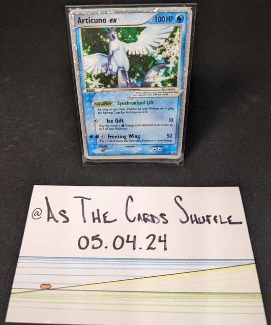 CARTE POKÉMON ARTICUNO ex 032 rare - EX étoile noire promo Holo TCG HP EUR 16,56 - PicClick FR
