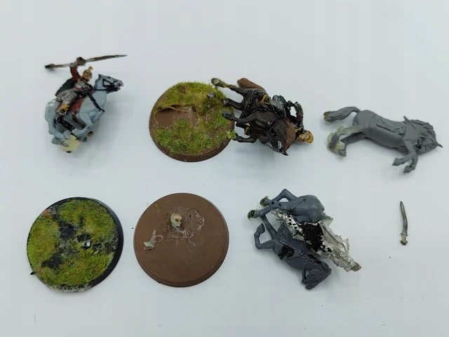 THE LORD OF the Rings Rohan Royal Knights set of 3 vintage metal ...