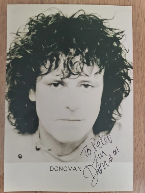 DONOVAN AUTOGRAMM SIGNIERT Autograph Signed Original Musik Foto 15X20CM ...