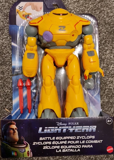 DISNEY PIXAR LIGHTYEAR Battle Equipped Zyclops Figure with Launcher New ...
