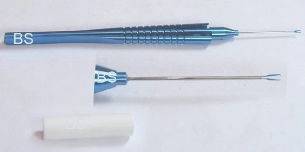 TITANIUM VITREOUS 23 Gauge Vitrectomy ILM Forcep Ophthalmic Instrument ...