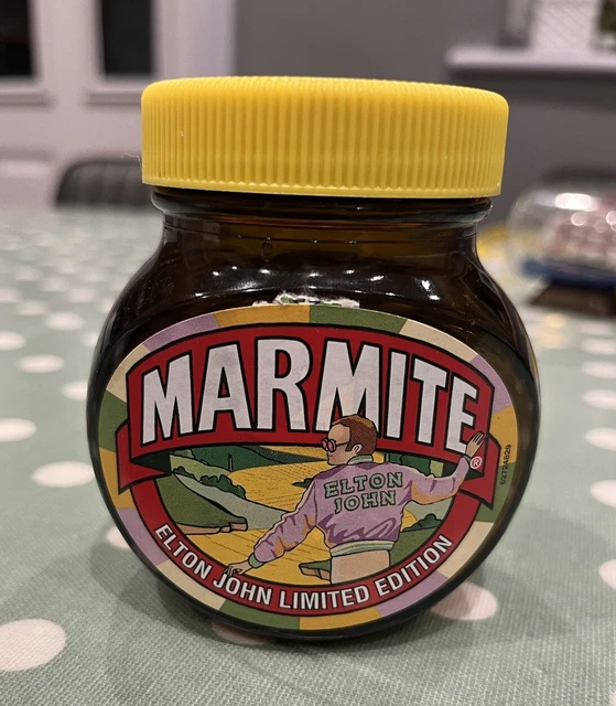 EMPTY ELTON JOHN Limited Edition Marmite Jar, Collectable £4.00 ...