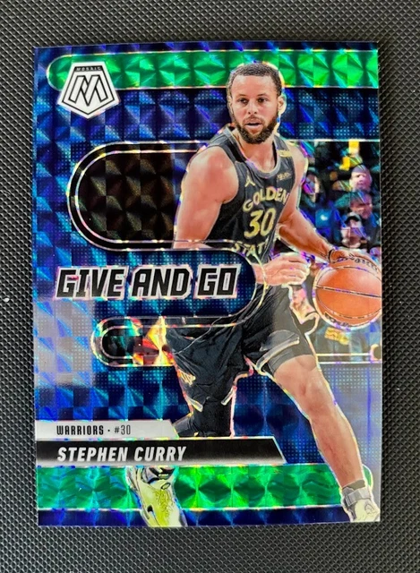 2024-25 PANINI MOSAIC Green Give and Go Steph Curry #9 Golden State ...