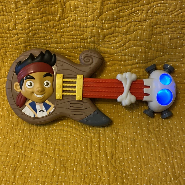 DISNEY JAKE AND the Never Land Pirates Pirate Rock Chitarra giocattolo ...