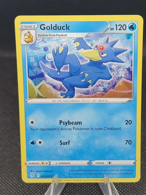 GOLDUCK 25/203 - 2021 Pokémon TCG - Evolving Skies UnCommon NM/M $1.34 ...