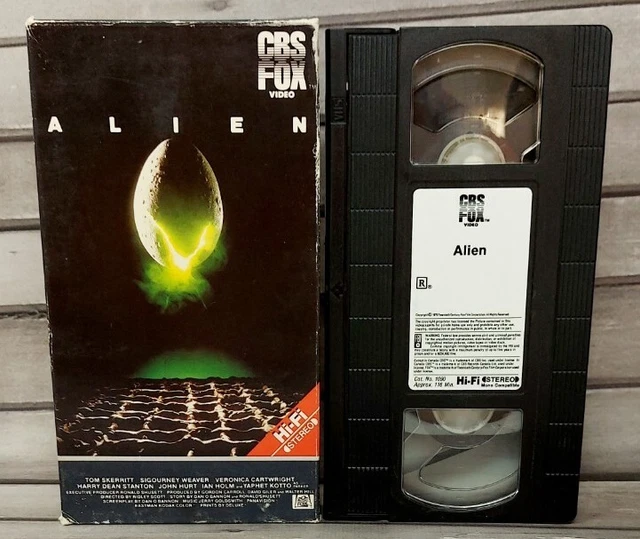 ALIEN (VHS, 1984) CBS Fox Sci-Fi Horror Ridley Scott Sigourney Weaver ...