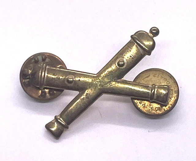 VINTAGE US ARMY Military Pin, WW2 Mass Field Artillery, 2 Backs $23.71 ...