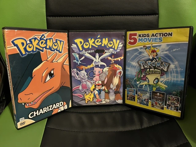 POKEMON-FIRST MOVIE/CHARIZARD/4EVER/HEROES/DEOXYS/JIRACHI - Dvd Lot ...