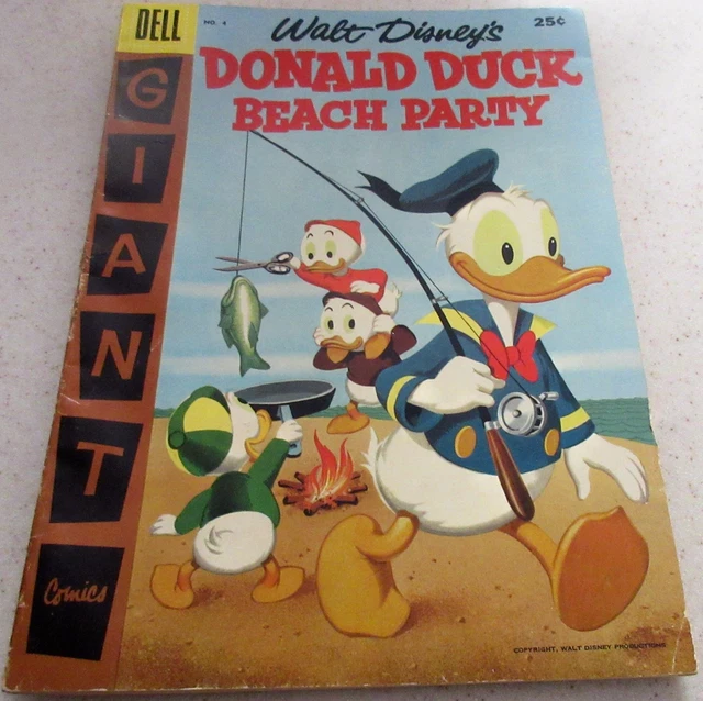 WALT DISNEY'S DONALD Duck Beach Party 4, 1957 (FN + 6,5) 40 % de ...