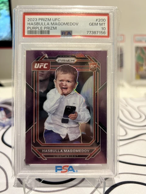 UFC PRIZM HASBULLA Magimedov 126/149 Purple Prizm GEM MINT 10 £200.00 ...