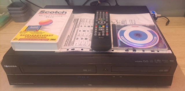 TOSHIBA DVR20KB VHS DVD Recorder HDMI Copy VHS to DVD New Remote & Set Up Guide £159.99 ...