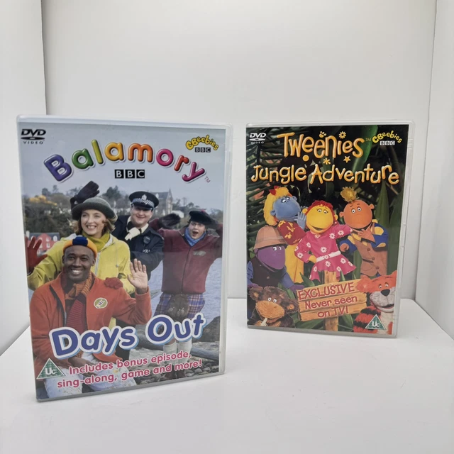 BALAMORY - DAYS Out Tweenies Jungle Adventure CBeebies Children's DVD ...