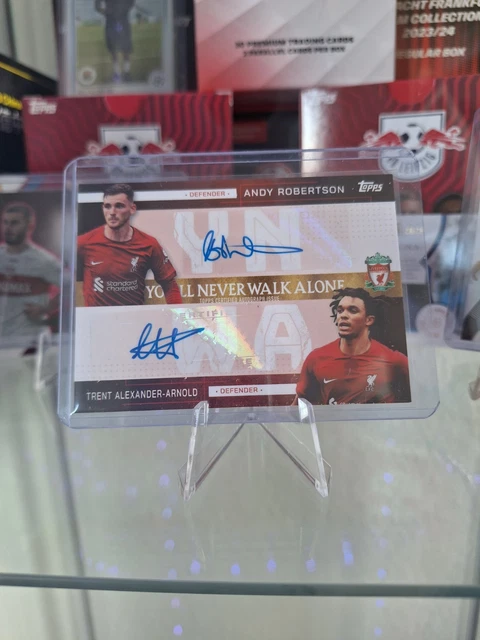 ANDY ROBERTSON & Trent Alexander-Arnold Dual Auto /99 Liverpool Team ...