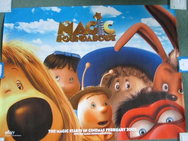 THE MAGIC ROUNDABOUT Original Cinema Quad poster £4.00 - PicClick UK