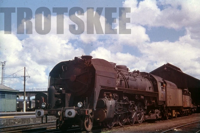 35MM SLIDE SNCF French Railways Steam Loco Class 141R 1962 Rennes ...