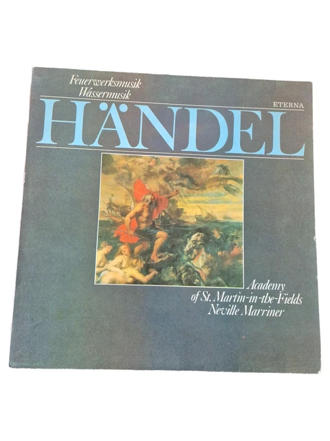 HÄNDEL MUSIQUE FEU d'Artifice Musique Eau Vinyle Academy Marriner EUR 2 ...